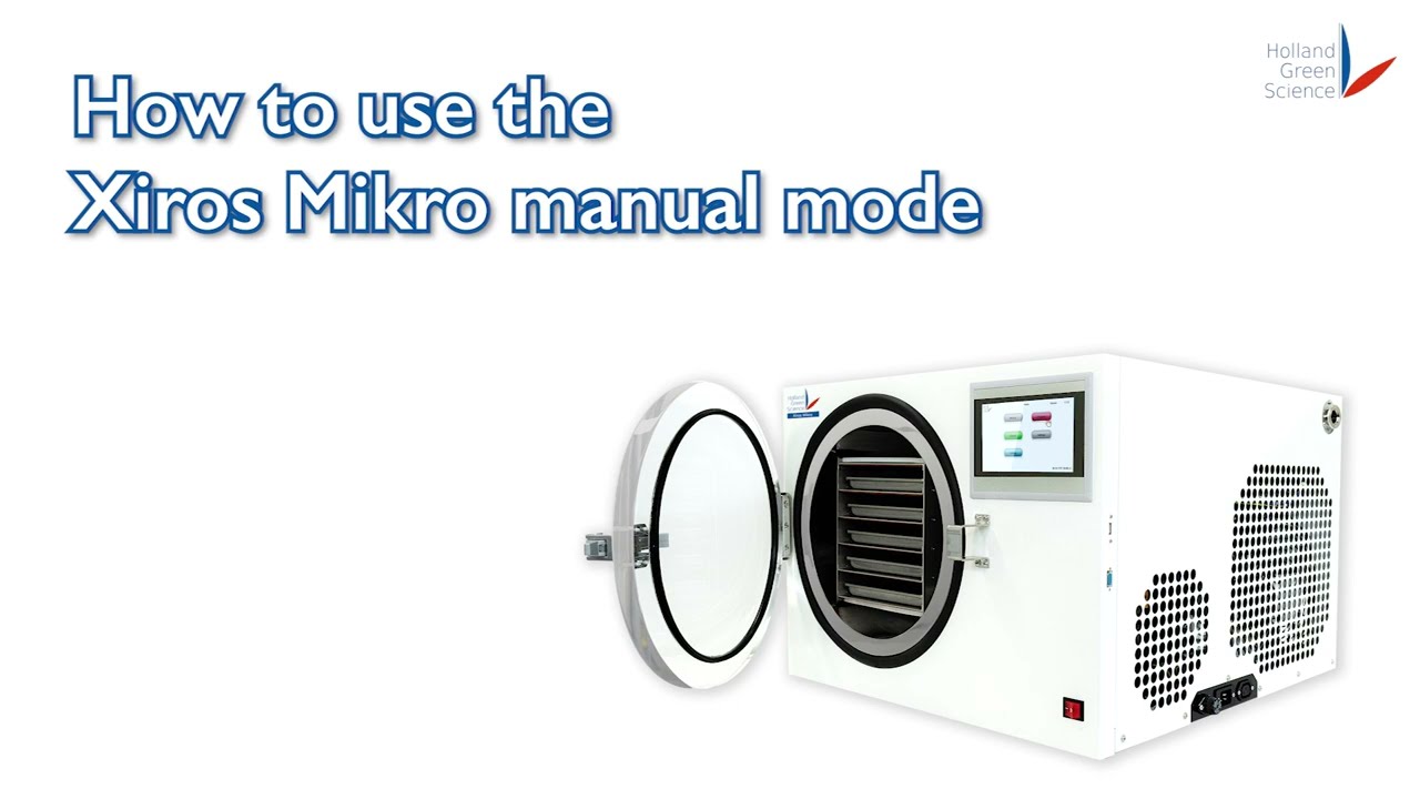 Xiros Mikro Freeze Dryer - Holland Green Science europe